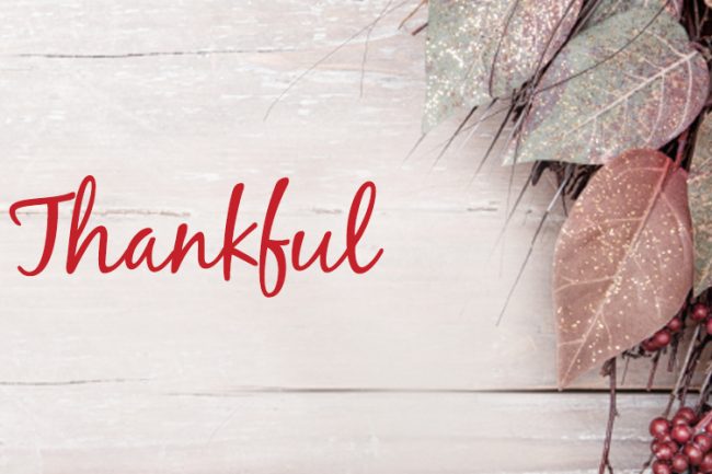 We are Thankful - Douglas Shaw & Associates